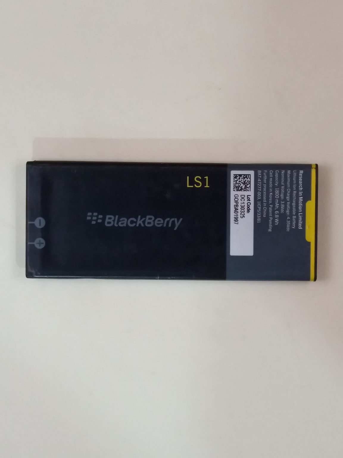 100% Original BlackBerry Z10 Battery Replacement