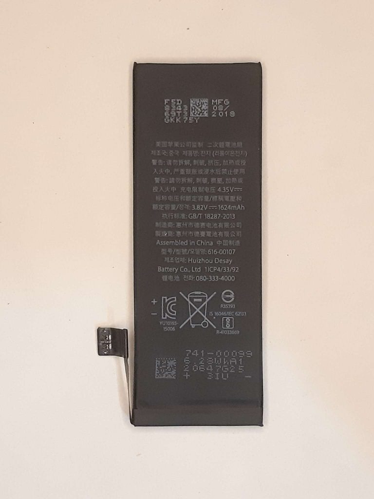iPhone 5 SE Battery Replacement 1624 mAh Capacity Original - Battery ...